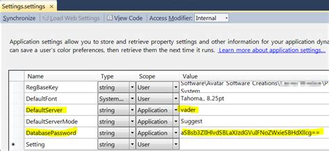 App Config Net How To Manage Application Settings Stack Overflow