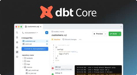 We Are Excited To Announce The Release Of Our Dbt Core™ Integration At