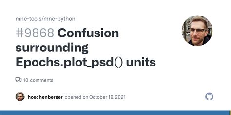 Confusion Surrounding Epochsplotpsd Units · Issue 9868 · Mne Tools