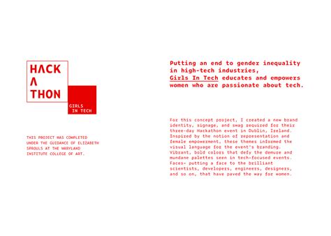 Girls In Tech Hackathon Rebrand On Behance