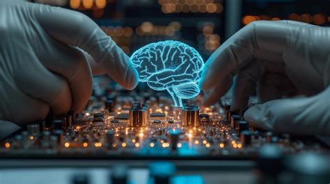 Premium Ai Image Innovating Intelligence Holographic Brains Open Doors To Greater Mental