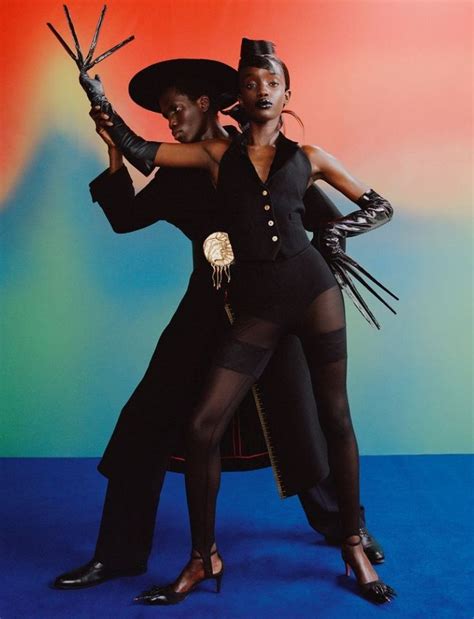 Maty Fall By Nadine Ijewere In System Magazine X Schiaparelli Fw 2022