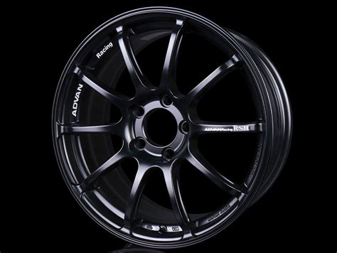 Advan Racing Rsii Wheels Semi Gloss Black 17x75 5x1143 48 Jhpusa
