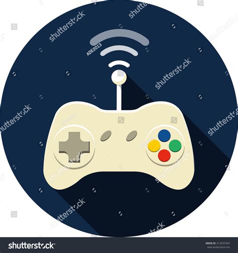 Vector Game Controller Stock Vector Royalty Free 213537034 Shutterstock