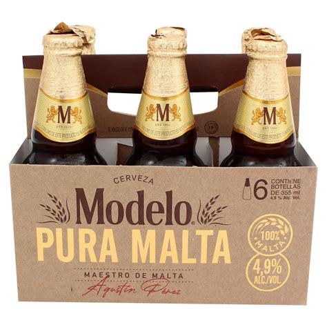 Comprar 6 Pack Cerveza Modelo Vidrio Pura Malta | Walmart Guatemala