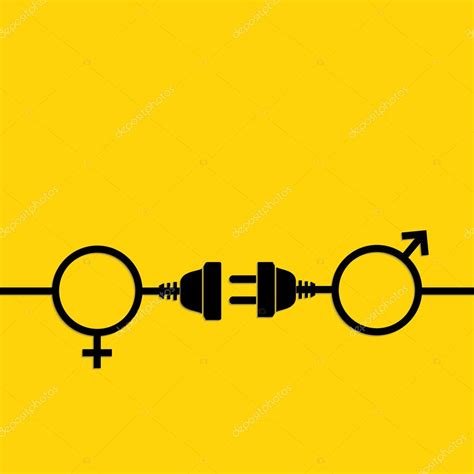 Concept Connection Male And Female Stock Vector By Stanokkk 76417845