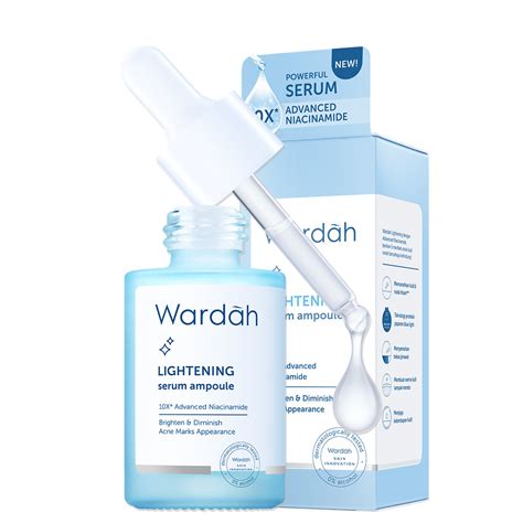 Wardah Lightening Serum Ampoule 10x Advanced Niacinamide Disguises Acne