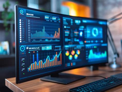 Big Data Analytics And Business Intelligence Concept Business Financial Data Diagram Metrics