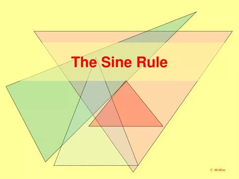 PPT The Sine Rule PowerPoint Presentation Free Download ID