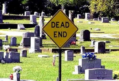 Funny Dead End Sign