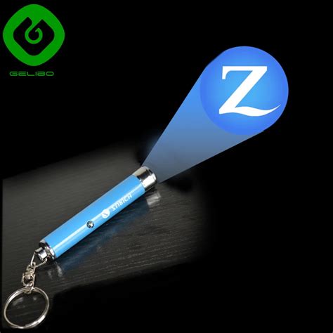Mini Led Flashlight Keychain With Custom Logo Projection For Promotion Buy Mini Led Flashlight