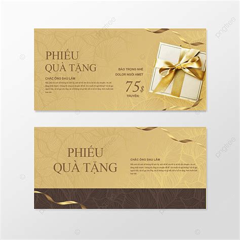 핫 스탬핑 바닥 황금 선물 상자 프로모션 쿠폰 창조적 인 현금 쿠폰 템플릿 Psd 다운로드 디자인 자료 다운로드