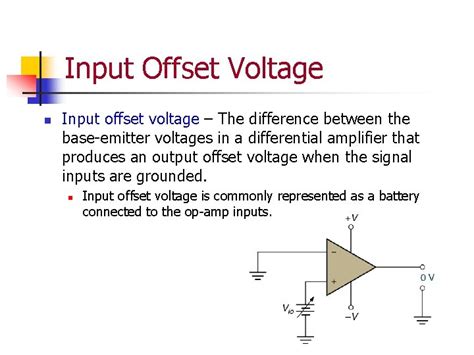 Op Amp Offset For Difference In Supply Plzcampus