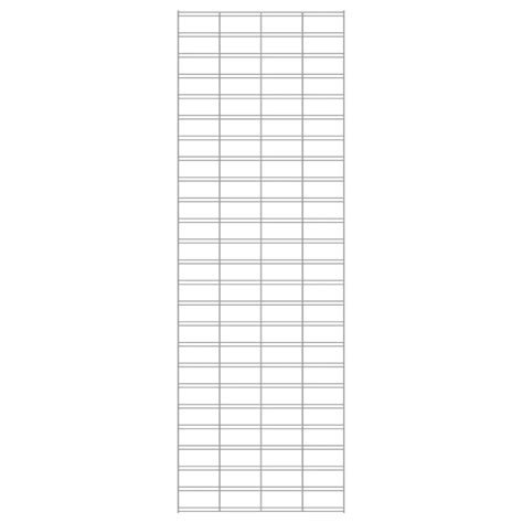 Grid Panel 185 X 61cm Chrome Gridwall Ships Same Day