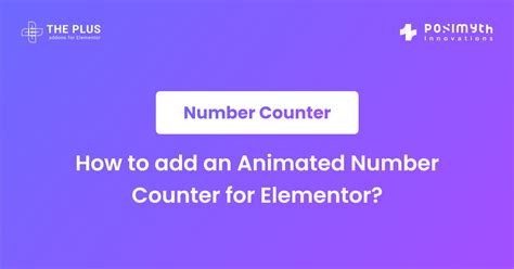 How To Add An Animated Number Counter For Elementor The Plus Addons For Elementor