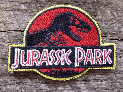 Jurassic Park Logo Patches Sds Threads