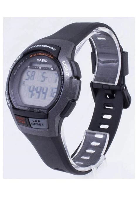 Mens Sports Watch Lap Memory 60 Casio Ws 1000h 1avef Resin Strap Mens Watches Bg