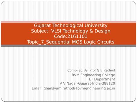 PPTX VLSI Sequential MOS Logic Circuits DOKUMEN TIPS