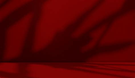 붉은 그림자 배경 추상적인 질감 스튜디오 룸 벽 빛 오버레이 나뭇잎 바닥 어두운 그런지 시멘트 대리석 로프트 인테리어 패턴 종이 3d 테이블 제품 무대 디스플레이 배경 주방