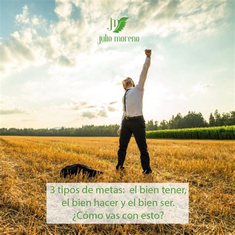 Cómo Vas En Los 3 Tipos De Metas Julio Moreno