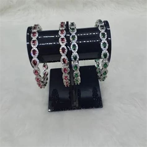 Ruby Stone Bangles At Rs 2200pair रूबी के कंगन In Ghaziabad Id 2855248955097