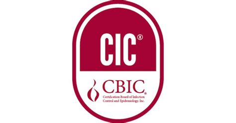Certified In Infection Control Cic® Was Issued By Certification Board Of Infection Control And