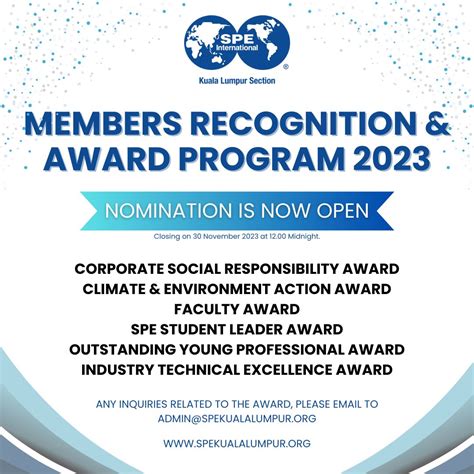Members Recognition And Award Program 2023 Closing Tomorrow Nominate