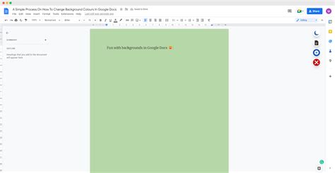 How To Change Background Colors In Google Docs
