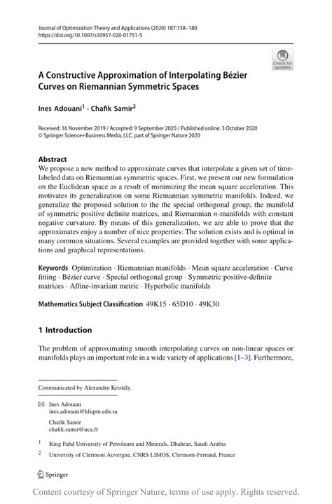 A Constructive Approximation Of Interpolating Bézier Curves On Riemannian Symmetric Spaces