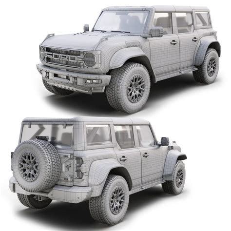 Ford Bronco Raptor 349838 3d Model Download 3d Model Ford Bronco