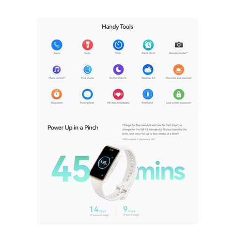 Huawei Band Smartwatch Comfortable All Day Wearing Up To Two Week Battery Life Shopee