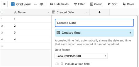 new to airtable how do i auto populate the current date to every new