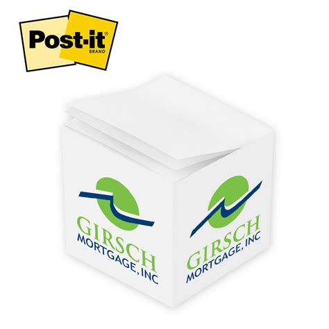 Post It Custom Printed Notes Cube X X Show Your Logo