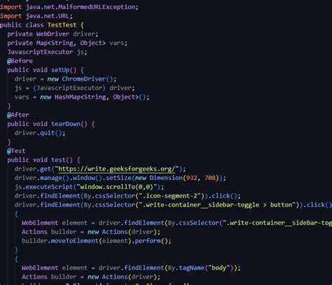 How To Convert Commands Recorded In Selenium Ide To Java Geeksforgeeks