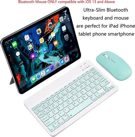 Xukinroy Ultra Slim Bluetooth Keyboard And Mouse Combo Rechargeable Portable Wireless Keyboard