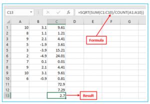How To Calculate Standard Deviation In Excel Step By Step Guide