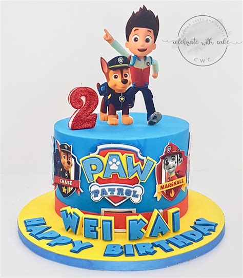 How To Make A Chase Paw Patrol Cake At Carl Eason Blog