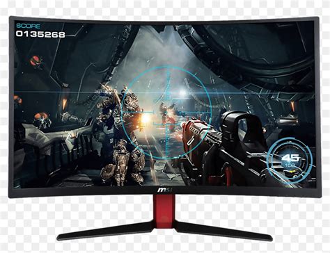 Msi Optix G Vc Curved Gaming Monitor HD Png Download X