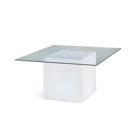 Square Glass Dining Table