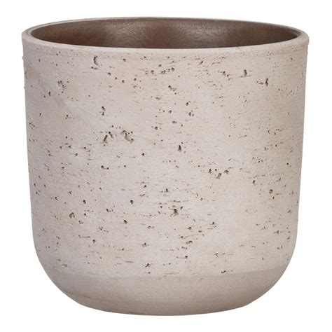 Scheurich La Natura Pot De Fleurs En Céramique Couleur Basalto 202