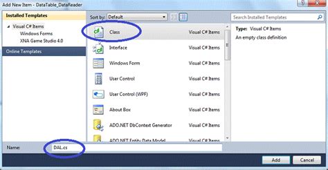Ado Net Preenchendo Um Datatable Via Idatareader