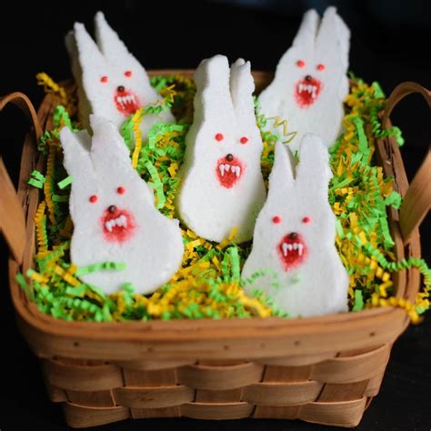 Monty Python Rabbit Peeps — Sugared Nerd Diy Halloween Food Peeps