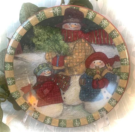 Susan Winglet 8 Inch Certified International Collectable Snowman