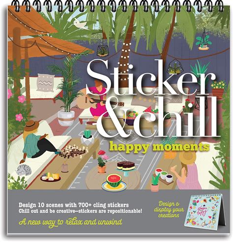 Sticker And Chill Sticker Book For Adults 700