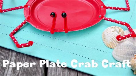 Paper Plate Crab Craft Templates