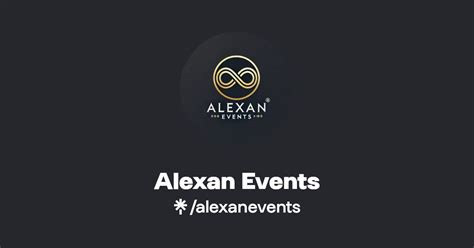Alexan Events Instagram Tiktok Linktree