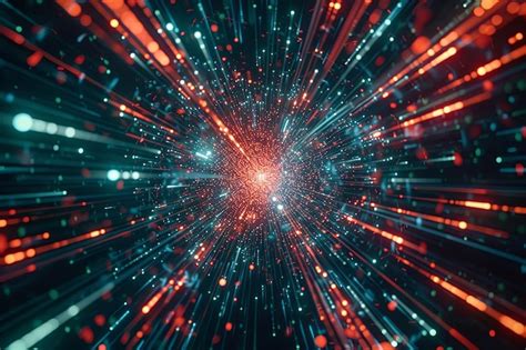 Premium Photo Holographic Firework Display