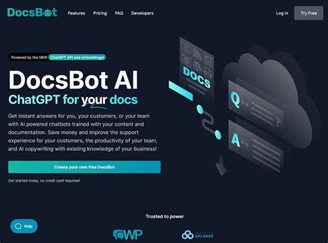 Docsbot Chatgpt Powered Chatbot Ai Tools Directory