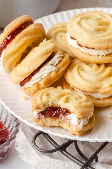 Viennese Whirls Dessert Recipe Homemade Cookie Recipe Gourmet Cookie