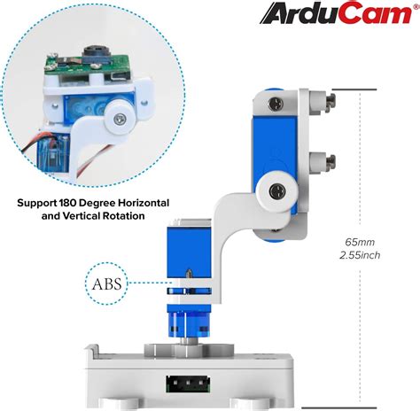 Arducam Upgraded Camera Pan Tilt Platform Compatible With Raspberry Pi Camera Module V V